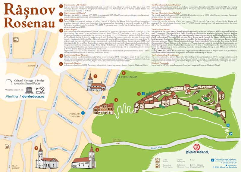 Harta Râșnov și Tara Bârsei – Asociatia Mioritics